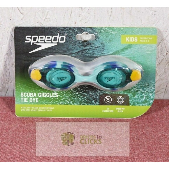 Speedo | Swim | Speedo Kids Scuba Giggles Tie Dye Swimming Goggles Ages ...